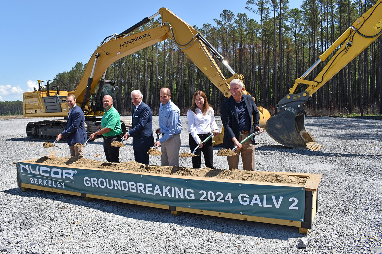 Thompson Construction Group, Inc., Nucor Steel Berkeley, and SC OSHA Sign Construction ...